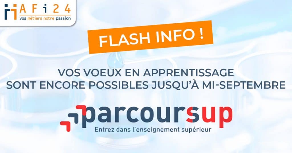 Voeux en apprentissage parcoursup - Alternance avec AFI24